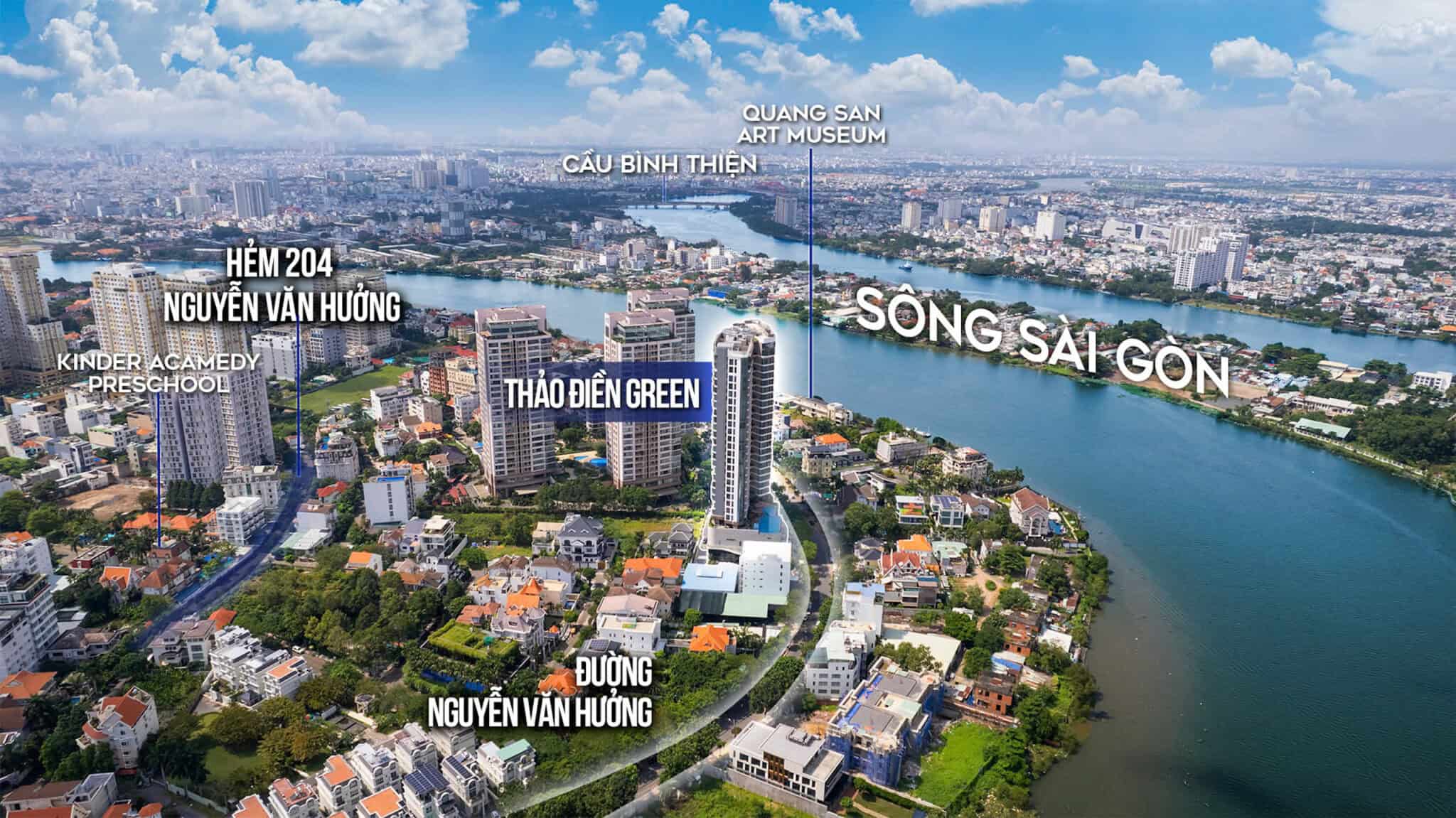 Mặt bằng căn hộ Thảo Điền Green - Full layout